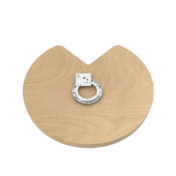 Kidney Lazy Susan Single Shelf with Bearing System Corner Organizer ...